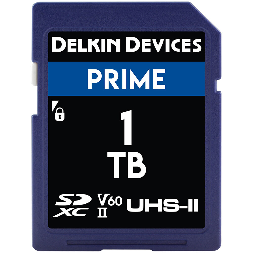 Delkin Devices PRIME UHS-II (V60) SD Memory Card - 1TB – PROCAM Photo ...