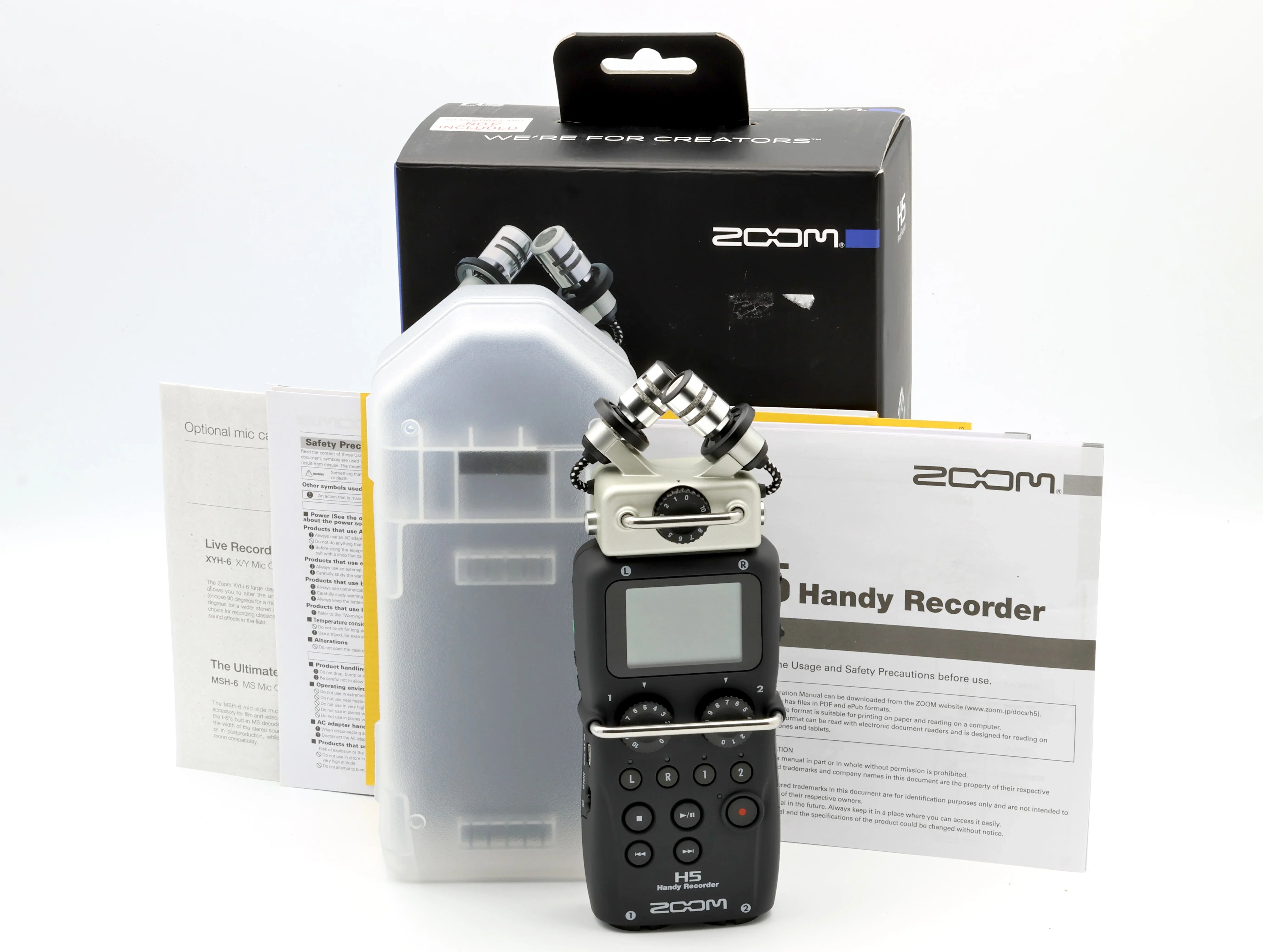 * OPEN BOX EXCELLENT * Zoom H5 4-Input / 4-Track Portable Handy Record ...