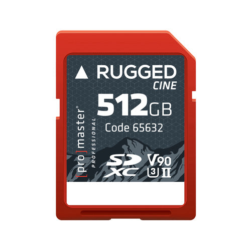 ProMaster Rugged CINE SD Memory Card UHS-II - 512GB – PROCAM Photo ...