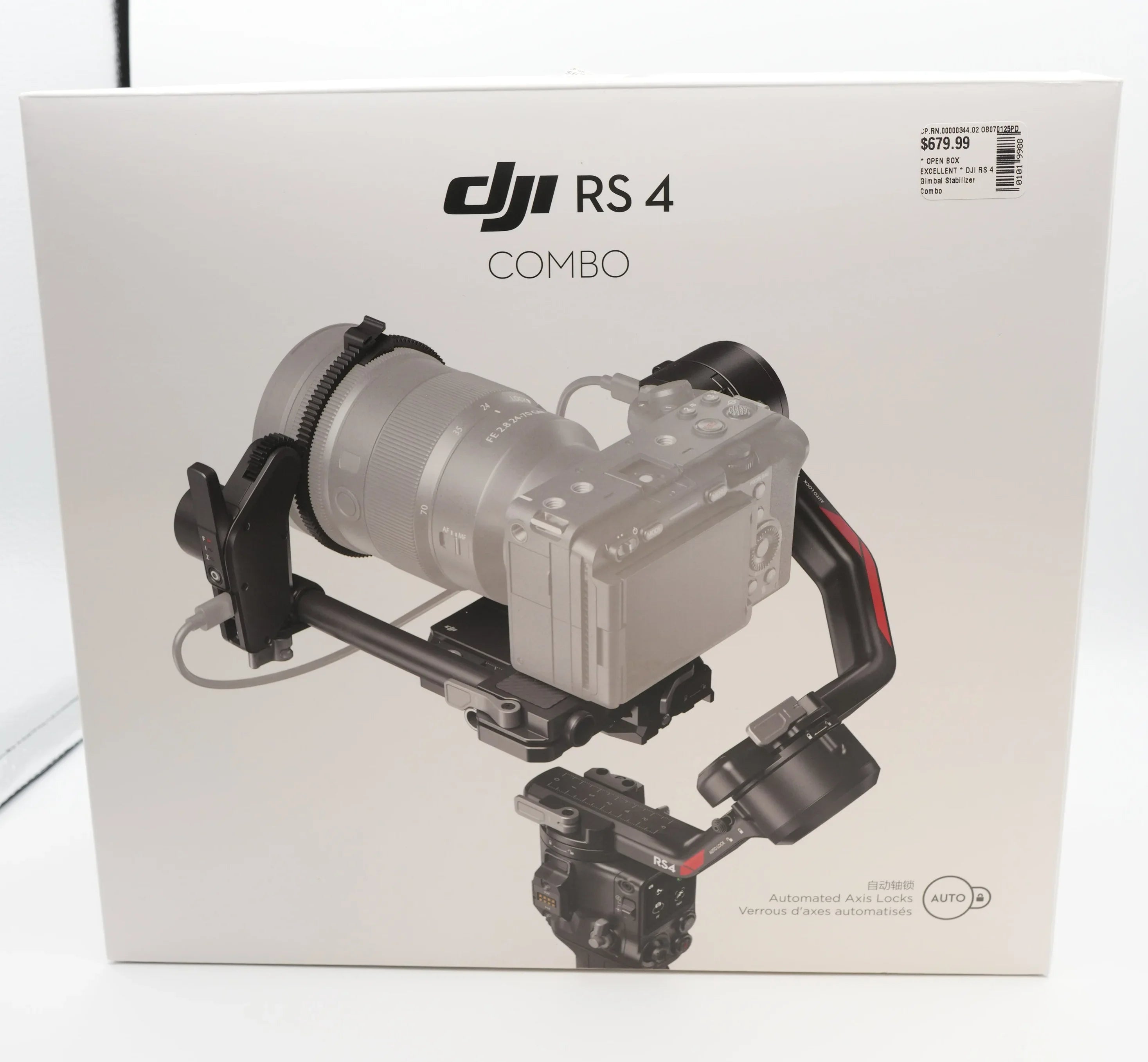 * OPEN BOX EXCELLENT * DJI RS 4 Gimbal Stabilizer Combo – PROCAM Photo ...