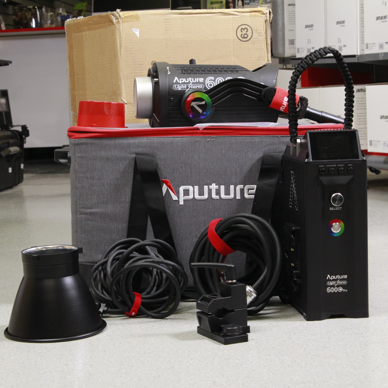 * OPEN BOX EXCELLENT * Aputure LS 600c PRO Light Storm RGBWW Point Lig ...