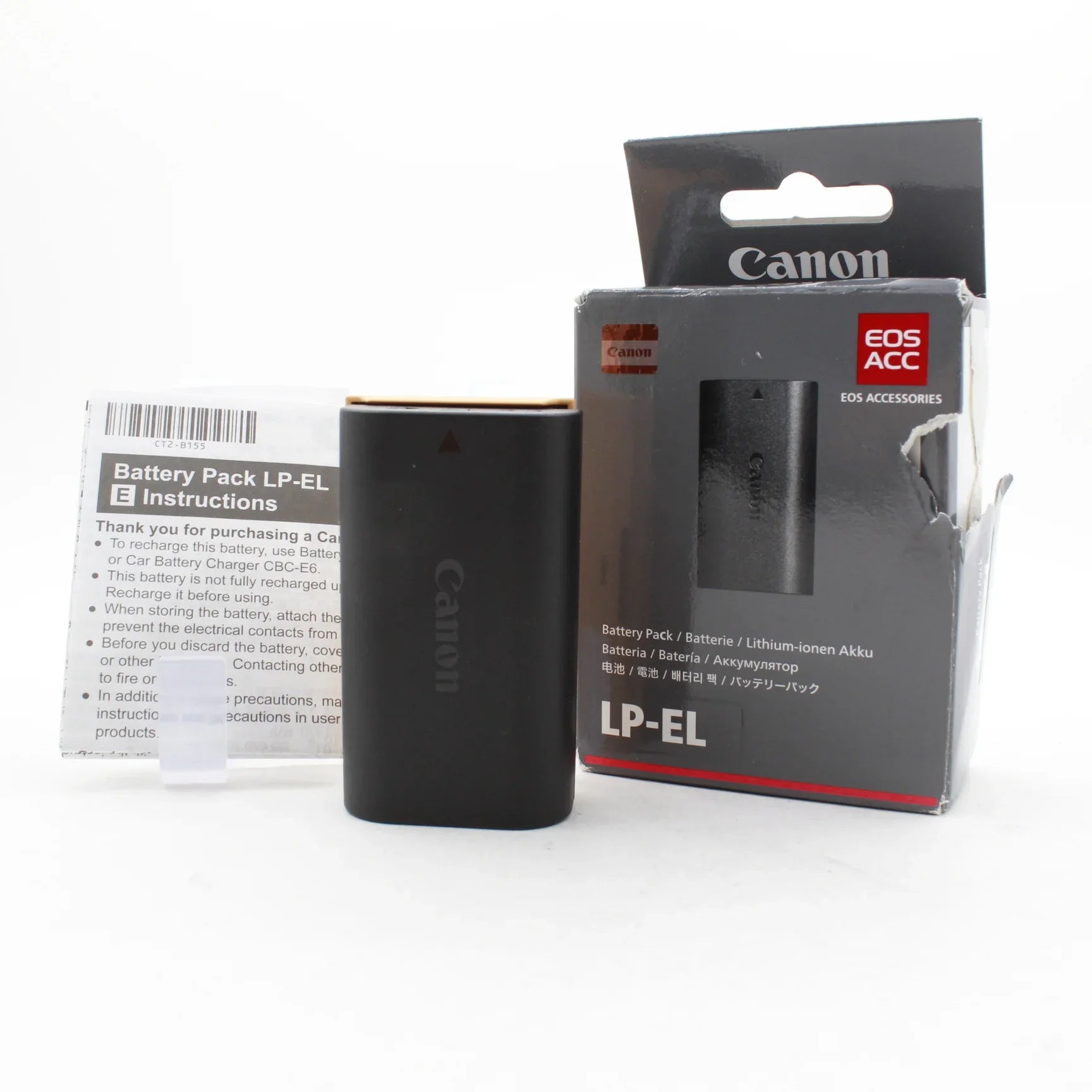 * OPEN BOX EXCELLENT * Canon LP-EL Lithium-Ion Battery Pack for Speedl ...