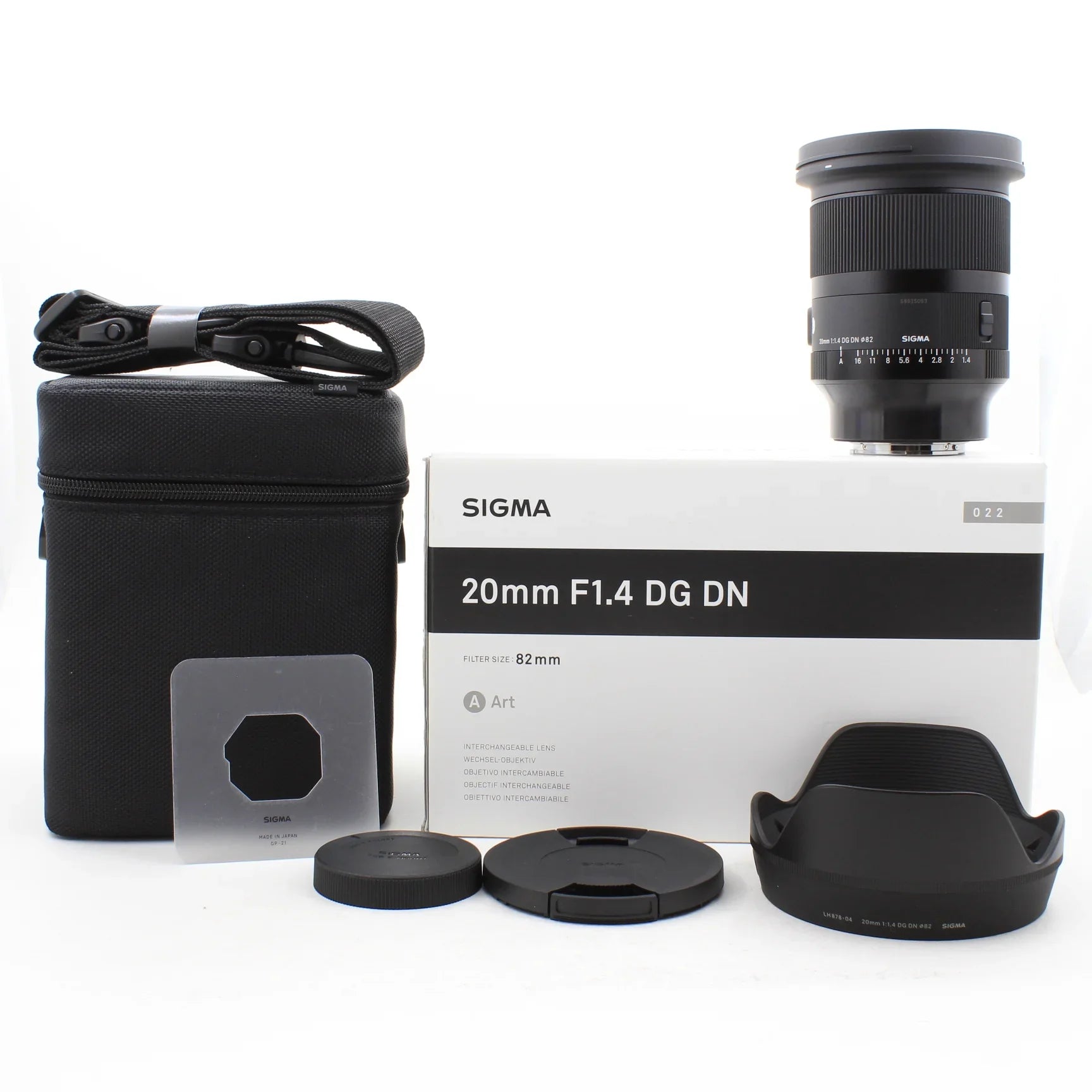 * OPEN BOX EXCELLENT * Sigma 20mm f/1.4 DG DN Art Lens for Sony E at ...