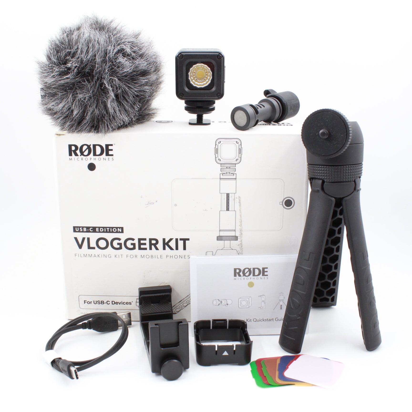 * OPEN BOX GOOD * RODE Vlogger Kit USB-C Edition Filmmaking Kit for Mo ...