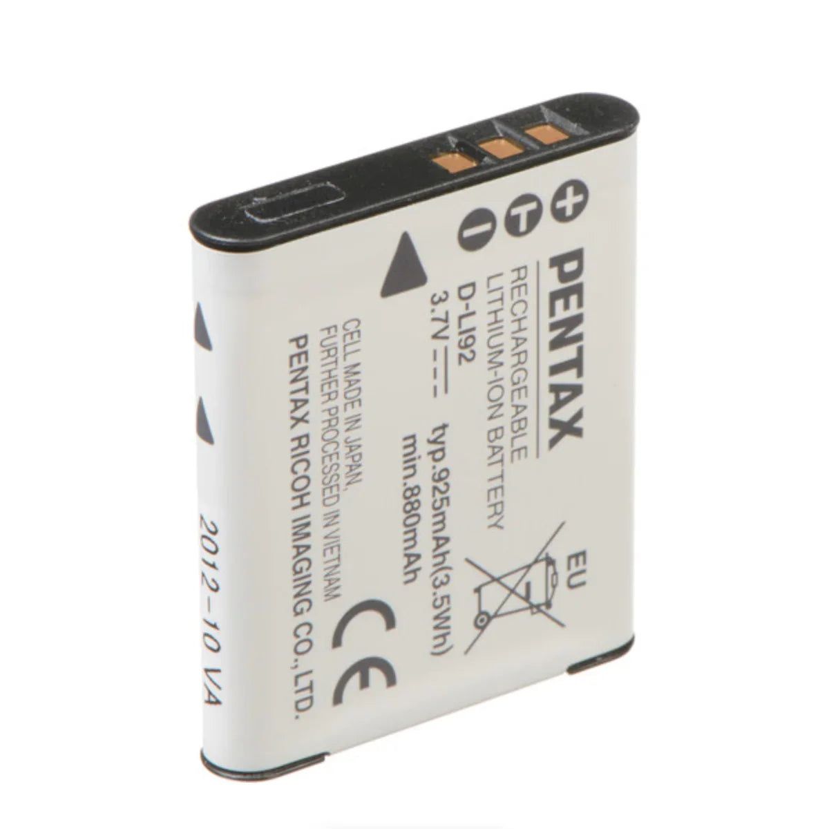 Pentax D-LI92 Rechargeable Li-Ion Battery for Pentax X70 Digital Camer ...