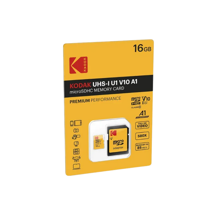 KODAK Micro SD Memory Card (Class 10) - 16GB – PROCAM Photo & Video Gear
