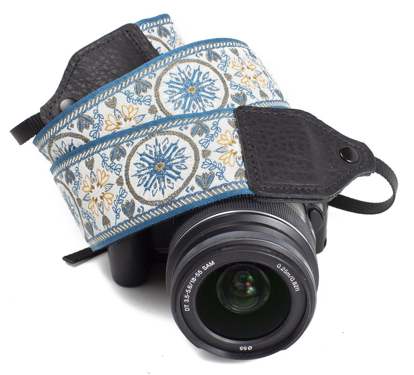 Perri's Leathers Ltd. 2" Jacquard Camera Strap (Blue Mandala) – PROCAM ...